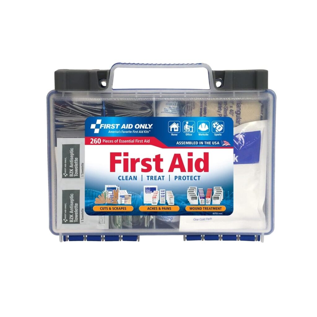 First Aid Kit - 260 Pieces (OSHA-Compliant) - Prudential Alarm ...